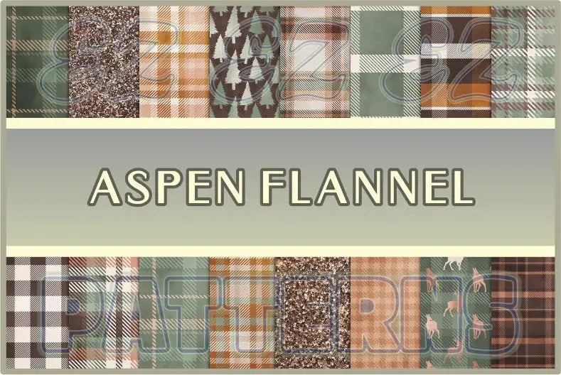 Aspen Flannel EZ Patterns www.ezpatterns.ca – Elmsdale Print